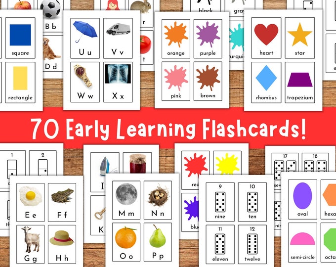 Numbers 1-100 Flashcards, Printable Flashcards, Toddler Flash Cards ...