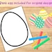 Printable Easter Egg Coloring Pages, Easter Coloring Pages, Kids Easter ...