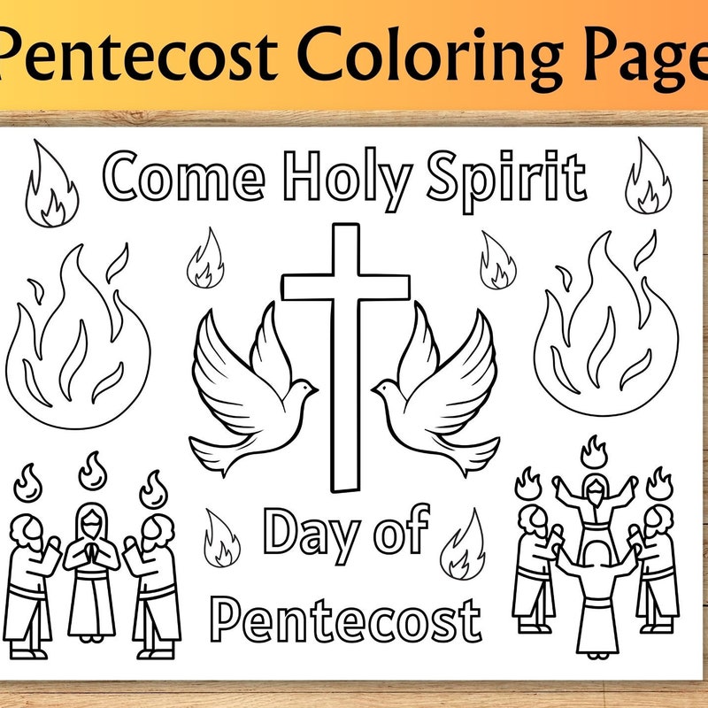 Christian Coloring Pages - Etsy