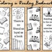 Printable Book Themed Coloring Bookmarks, Color Your Own Reading ...