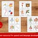 Christmas Flash Cards, Winter Flashcards, Christmas Educational ...