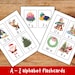 Christmas Flash Cards, Winter Flashcards, Christmas Educational ...