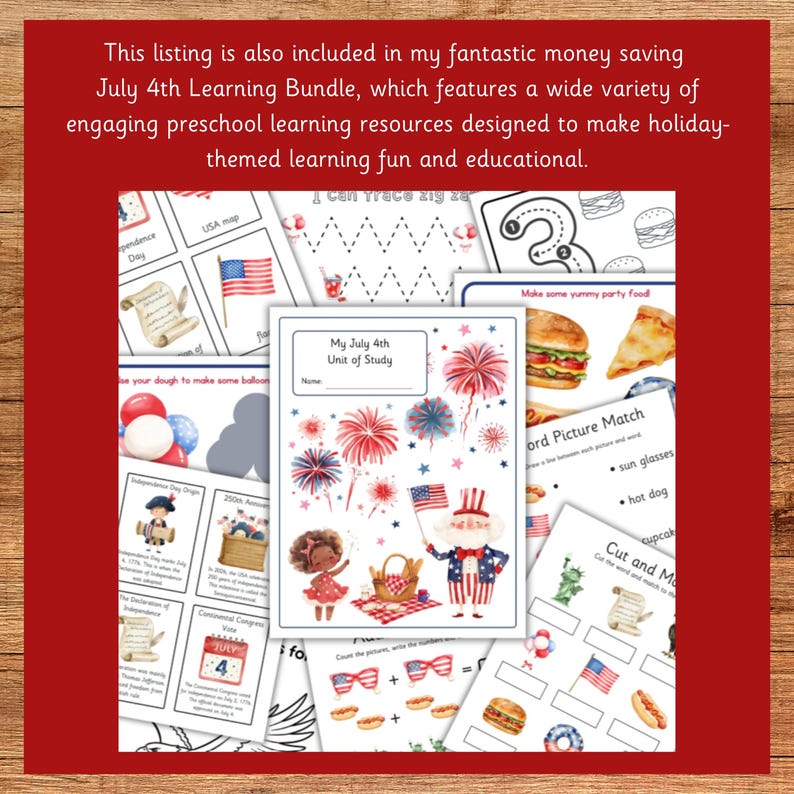 July 4th Flash Cards, Independence Day Flashcards, Educational ...