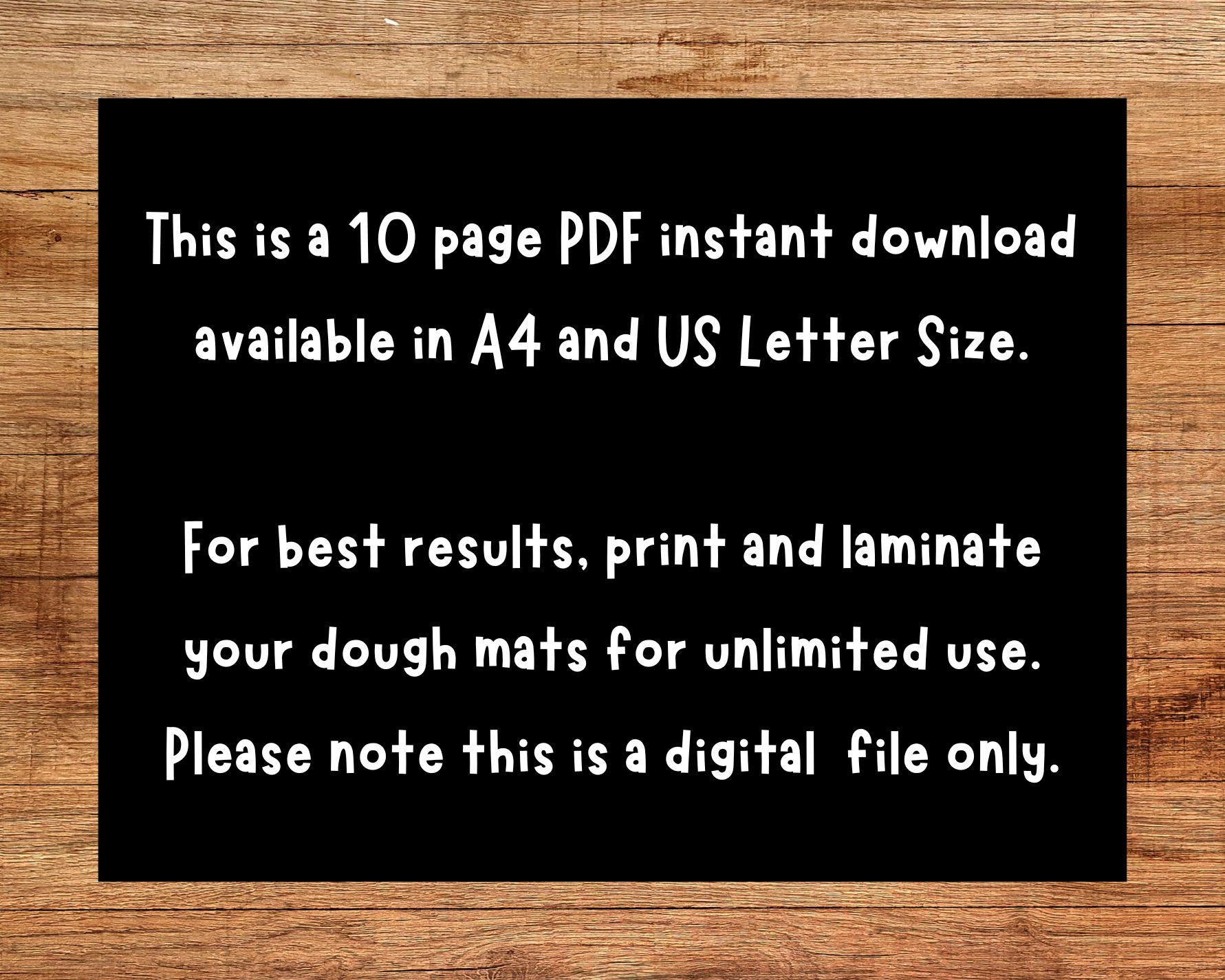 Halloween Play Dough Mats, Halloween Playdough Activity, Pre-school ...