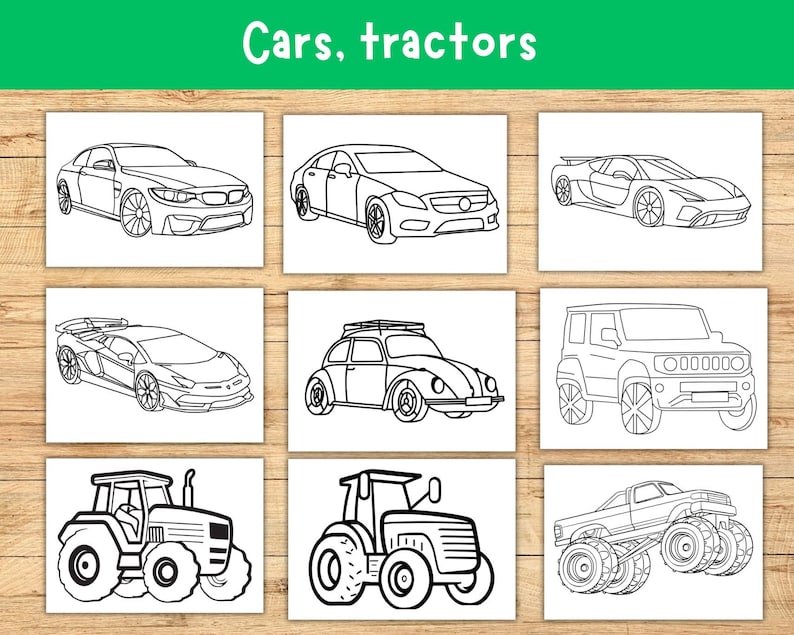 Vehicle Coloring Pages, Car Coloring Pages, Kids Coloring Page ...