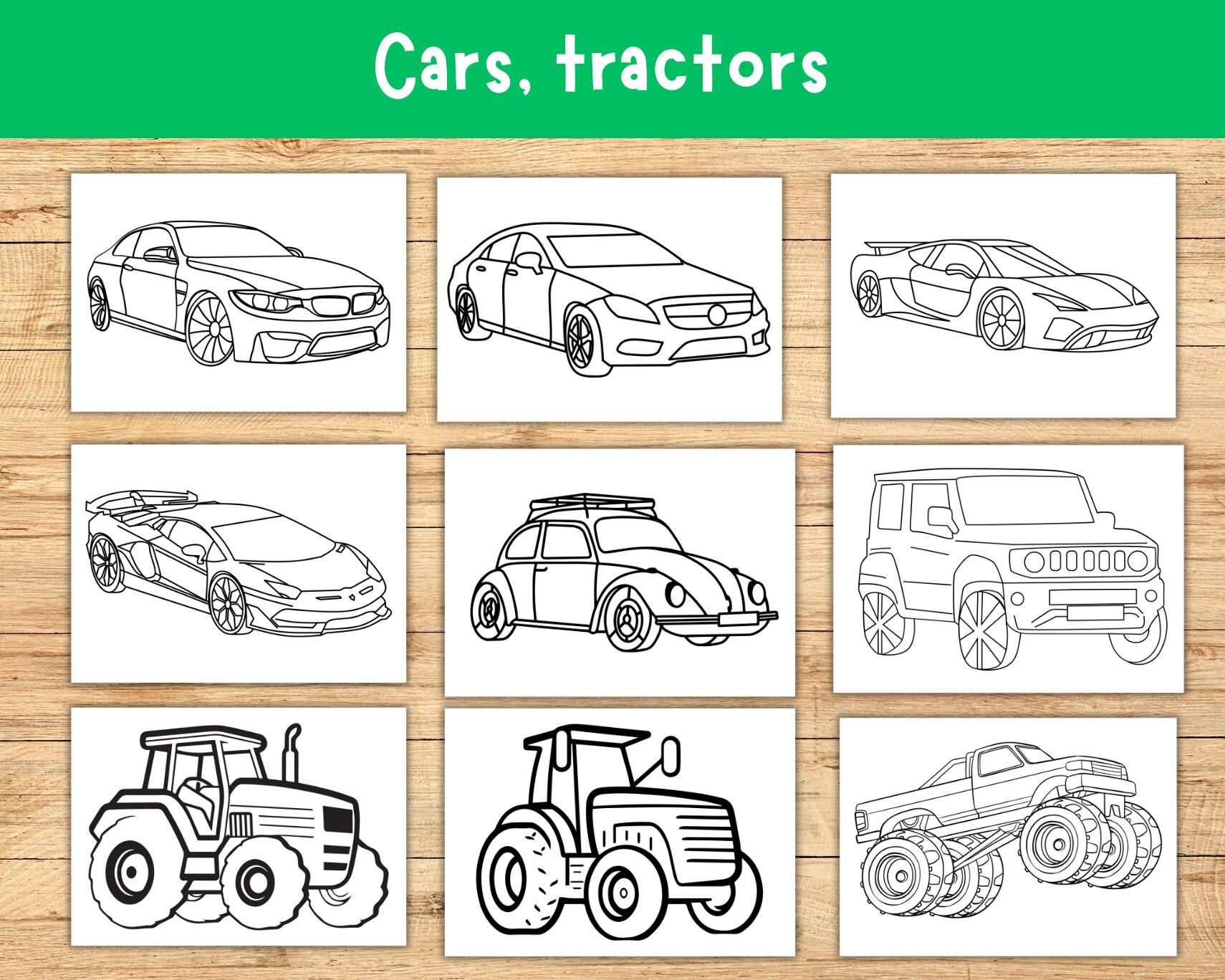 Vehicle Coloring Pages, Car Coloring Pages, Kids Coloring Page ...