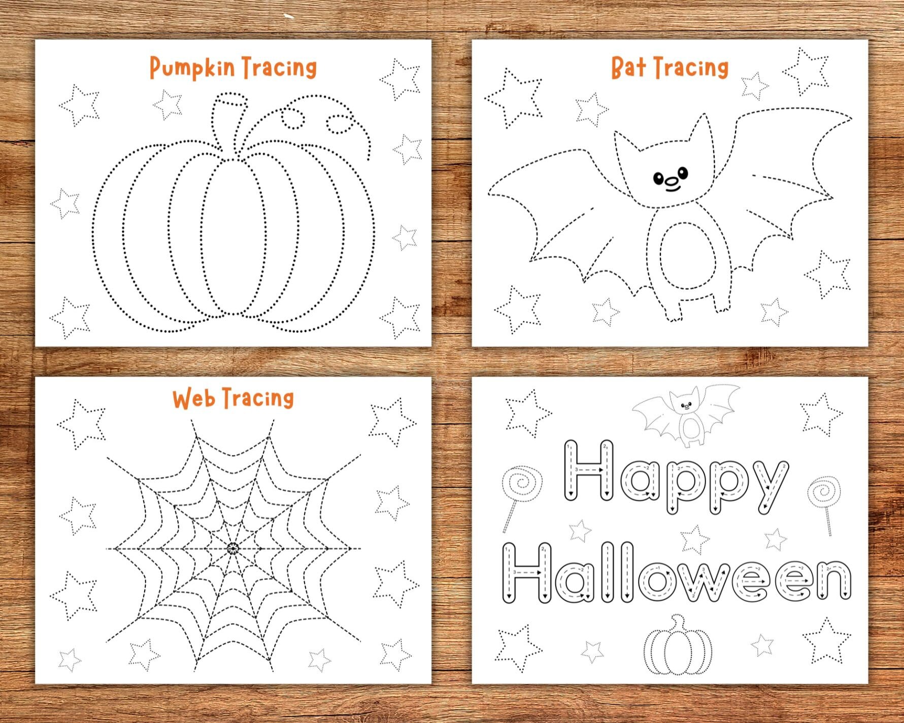 Halloween Busy Book, Halloween Busy Binder, Toddler Learning Binder ...