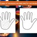 Diwali Printable Kids Tracing Mehndi Hand Pattern Activity Sheets ...