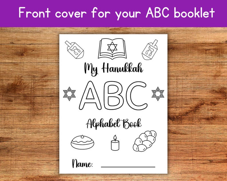 Hanukkah A-Z Coloring Pages, Hanukkag Activity for Kids, Hanukkah ...