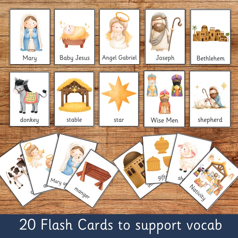 Nativity Preschool Curriculum, Nativity Unit of Study, Nativity ...