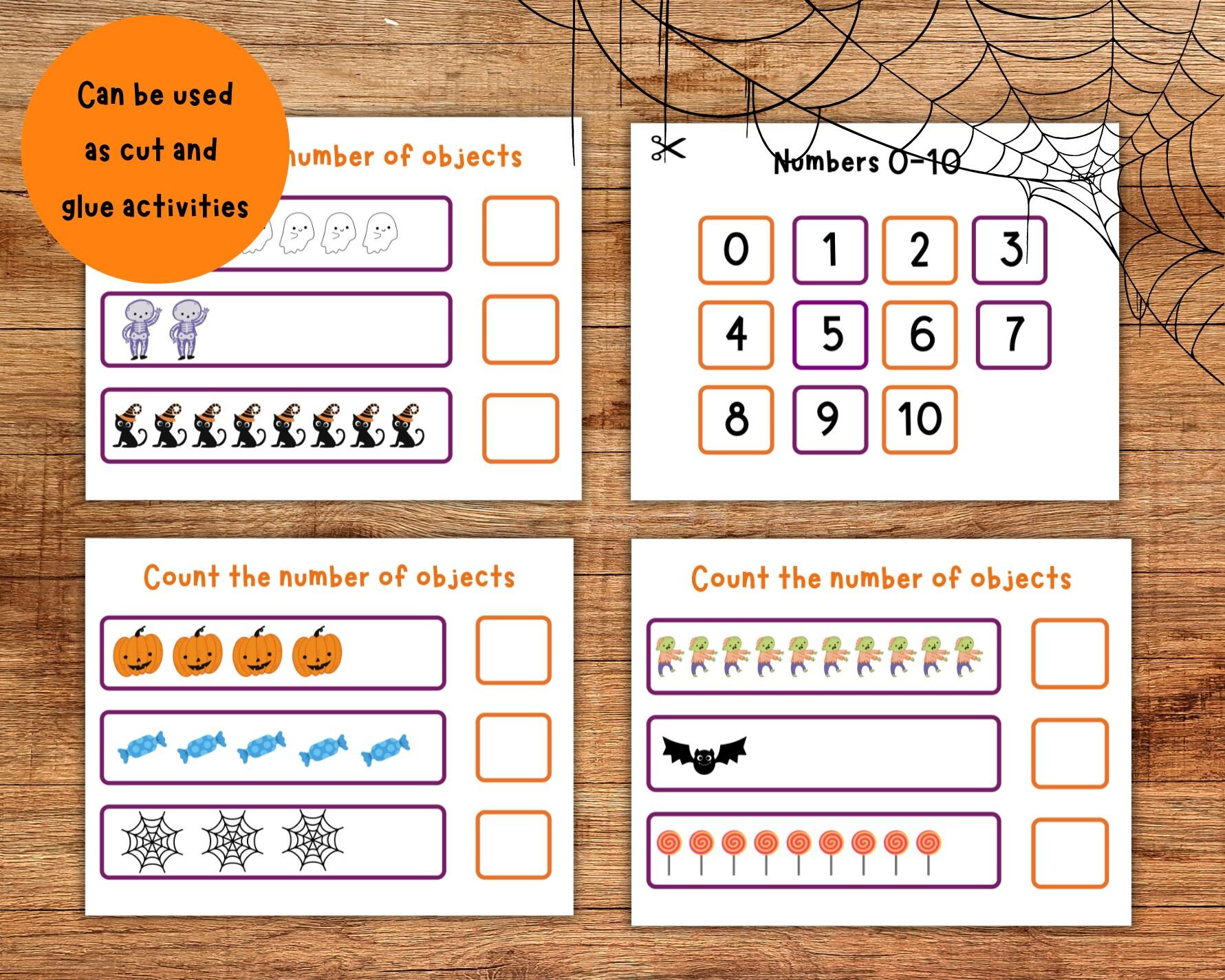 Halloween Busy Book, Halloween Busy Binder, Toddler Learning Binder ...