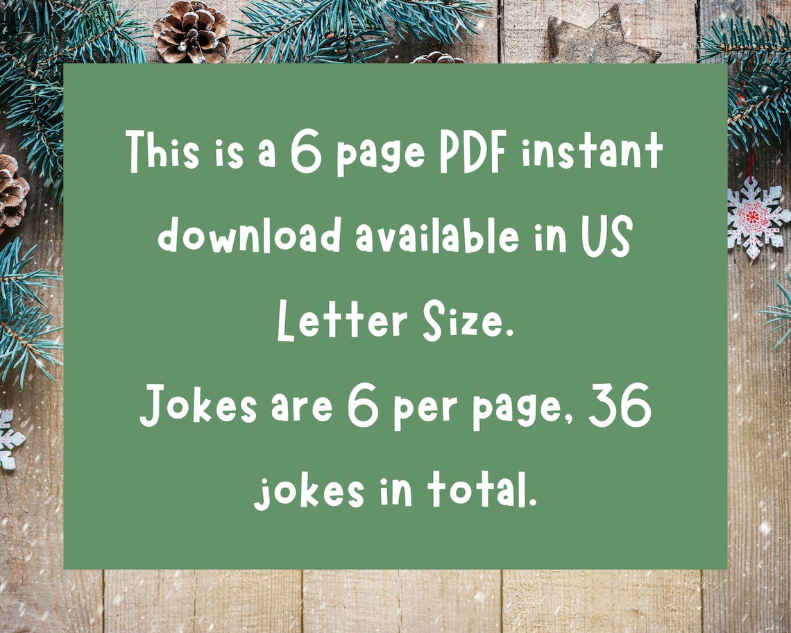 Christmas Jokes for Kids, Christmas Jokes Lunchbox Notes, Lunchbox ...