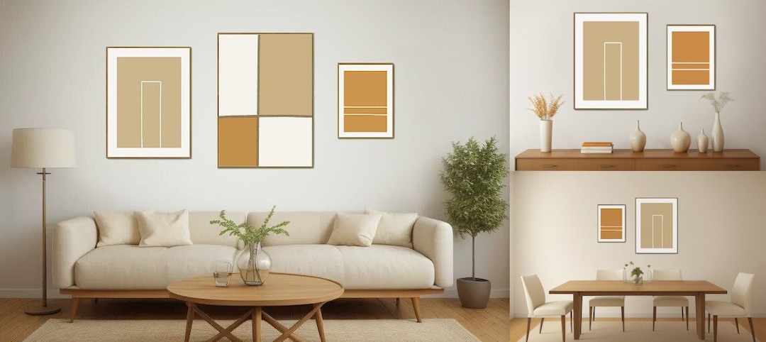 Earthy Printable Artwork for Canvas and Frames Digital - Etsy