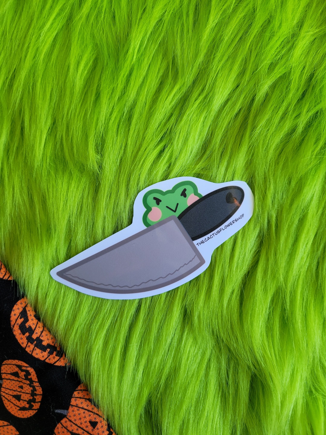 Frog Knife Sticker - Etsy