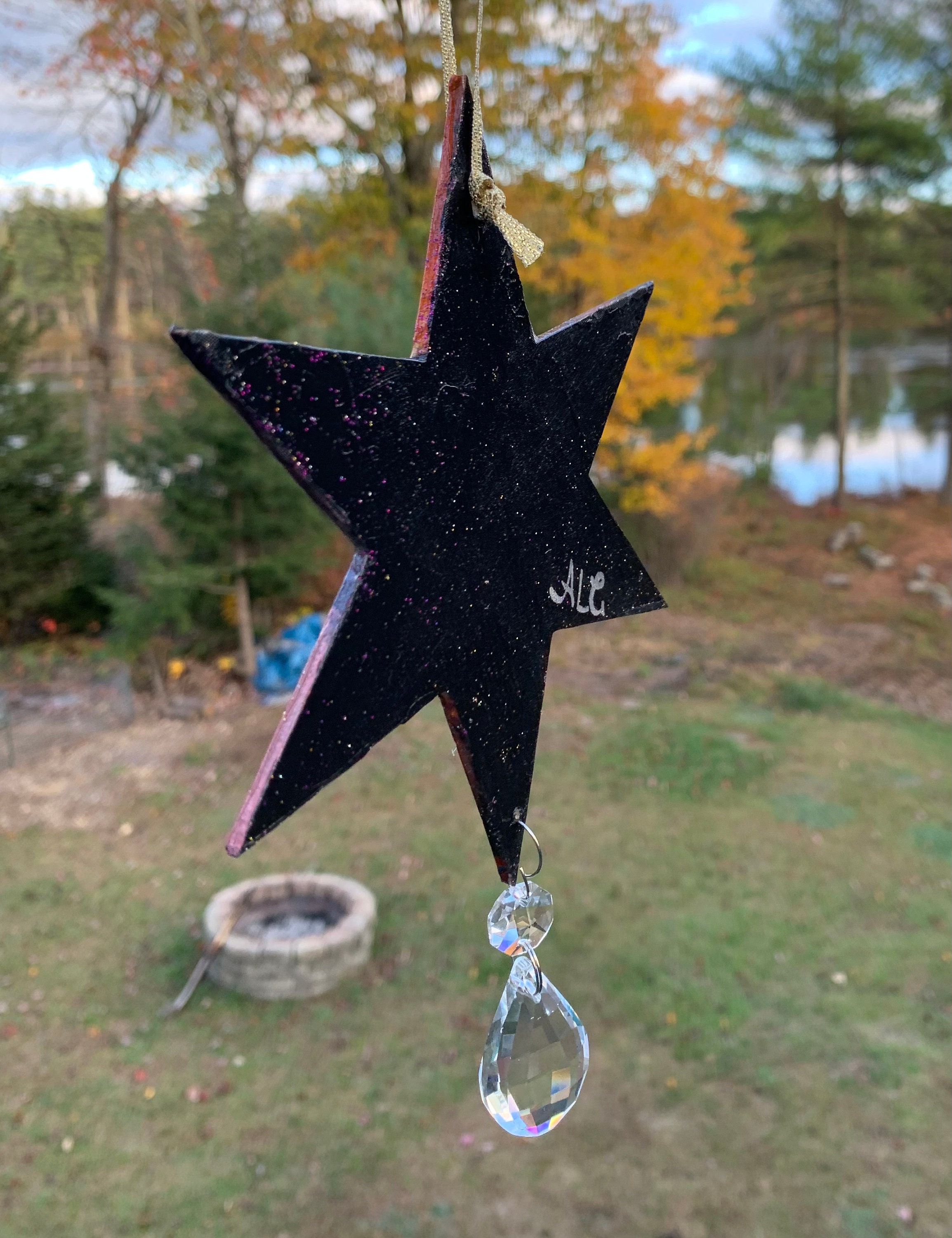 Star Acrylic Wall Art-star Hanging Art-celestial Hanging Wall Decor - Etsy