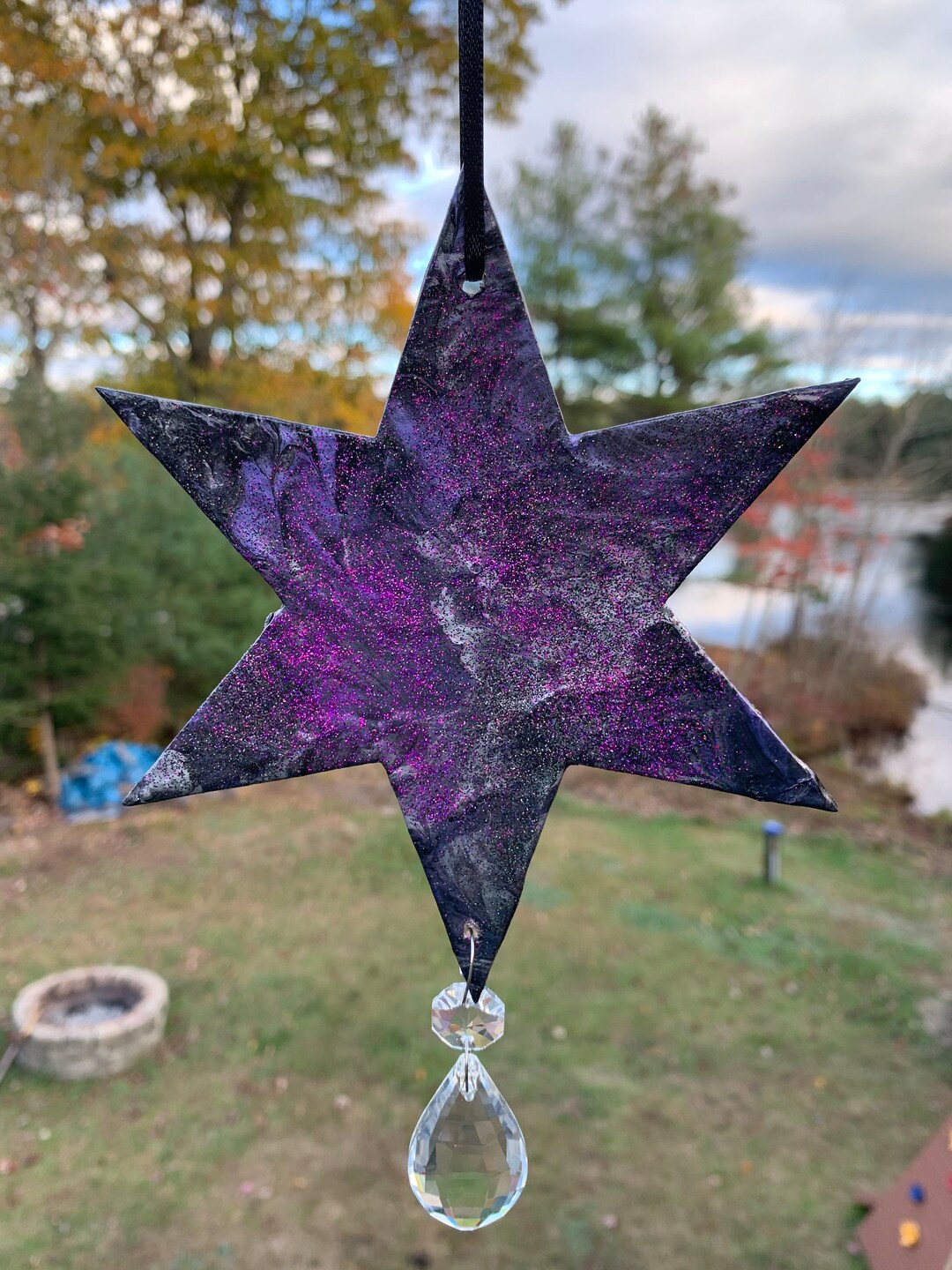 Star Acrylic Wall Art-star Hanging Art-celestial Hanging Wall Decor - Etsy