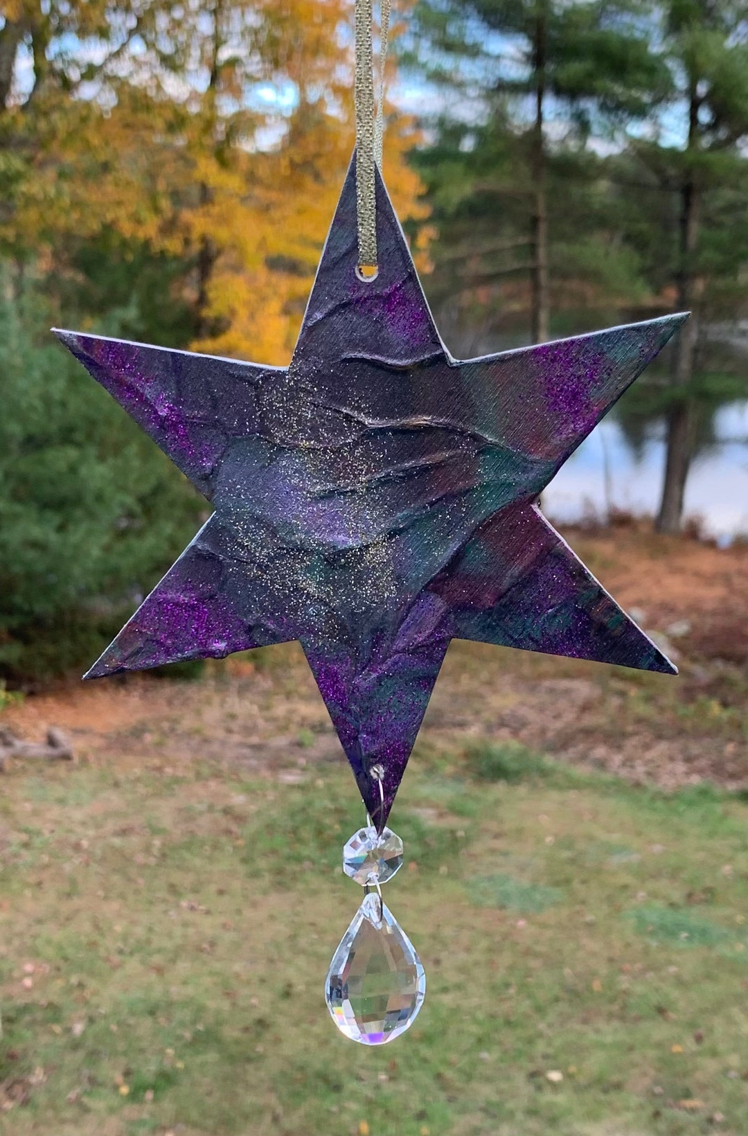 Star Acrylic Wall Art-star Hanging Art-celestial Hanging Wall Decor - Etsy