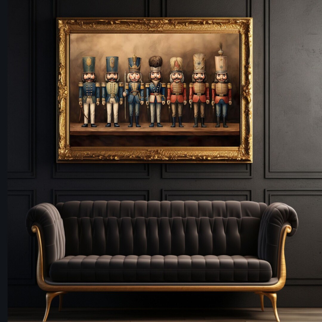 Nutcracker No.7 Art Print, Vintage Christmas Wall Decor - Etsy