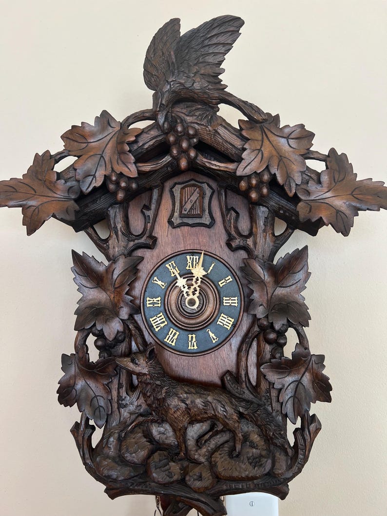 Restored - Antique Circa 1900’s Black Forest Cuckoo Clock: Aesop's ...