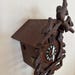 Cuckoo Clock, Squirrel Topper Working Vintage, Black Forest German Made ...