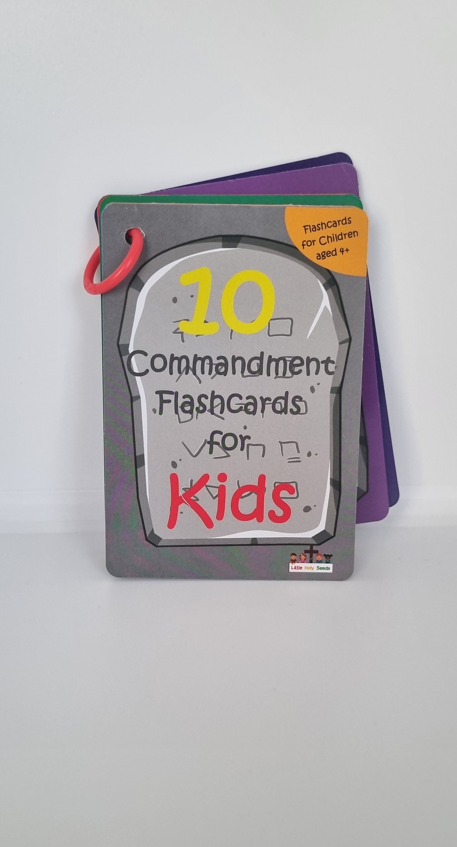 Catholic 10 Commandments Flashcards for Kids - Etsy