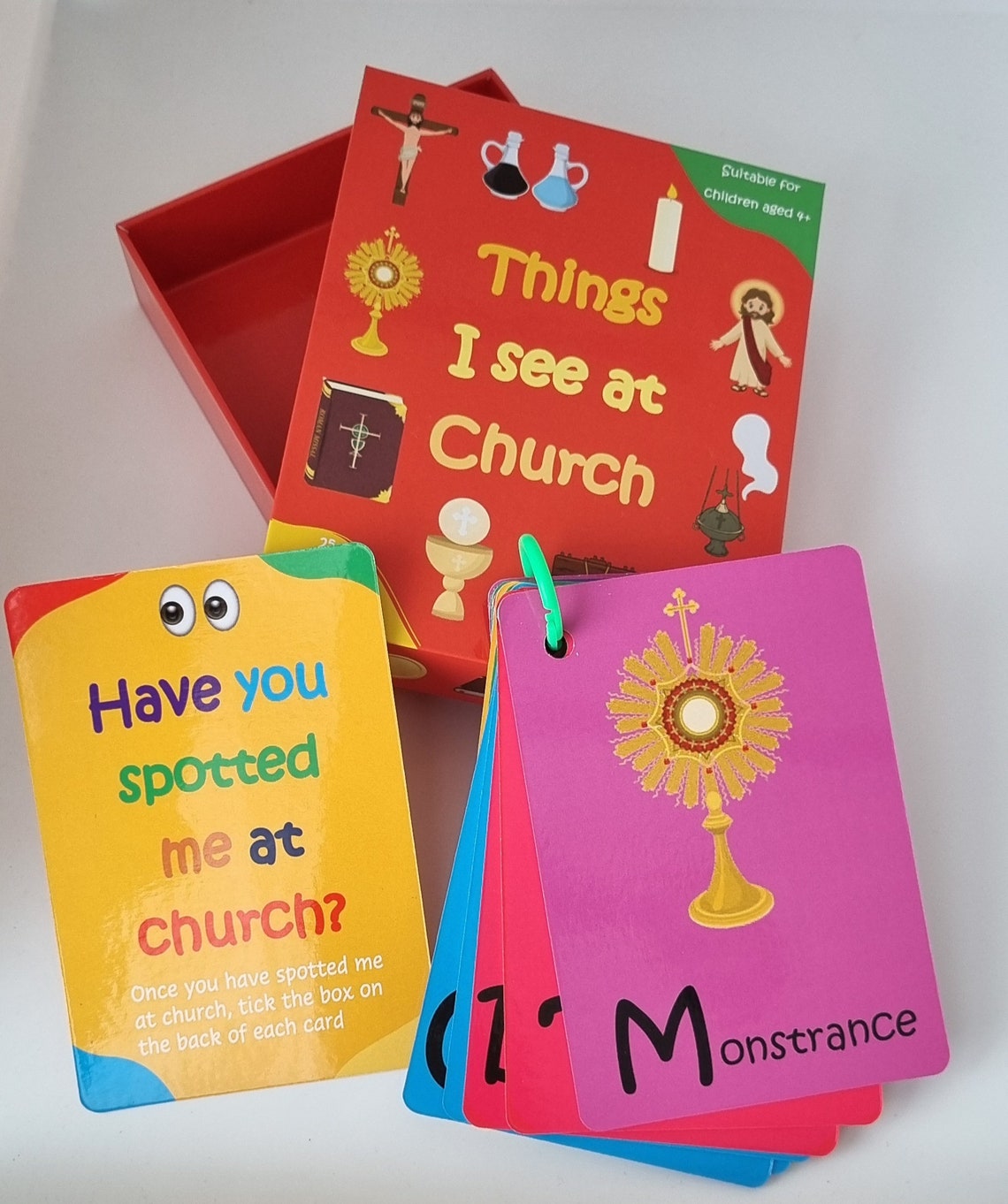 Catholic Mass Flashcards for Children: Things I See at Church - Etsy