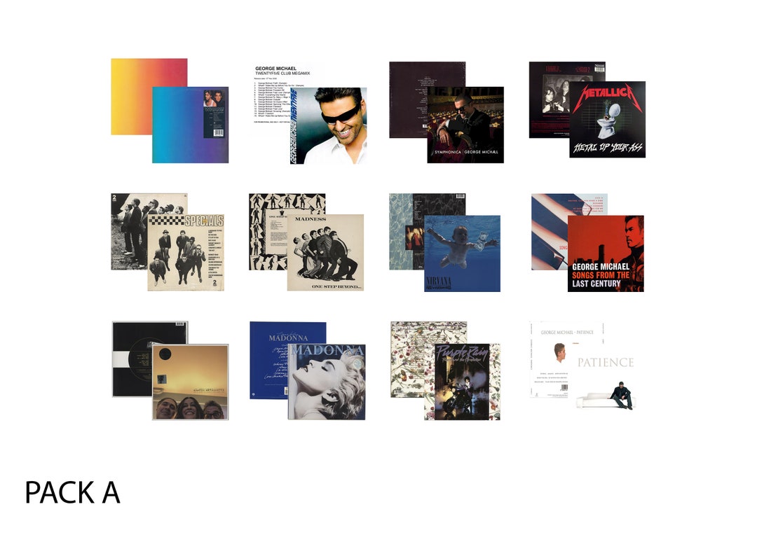 12 X Miniature Record LP Album Covers Various. Pack A Dolls House ...