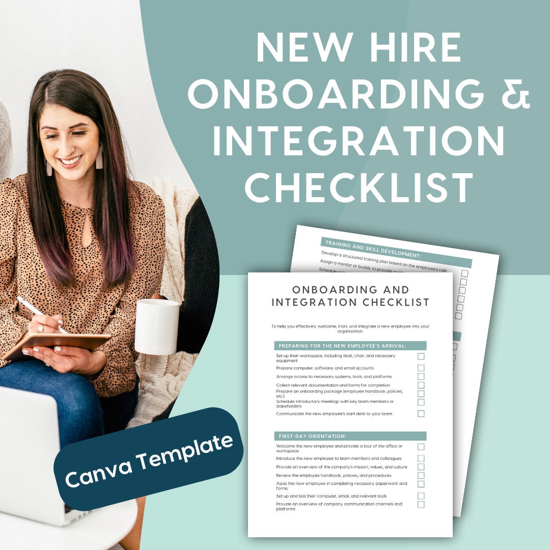 New Hire Checklist Template | New Hire Packet Template | Welcome to the ...