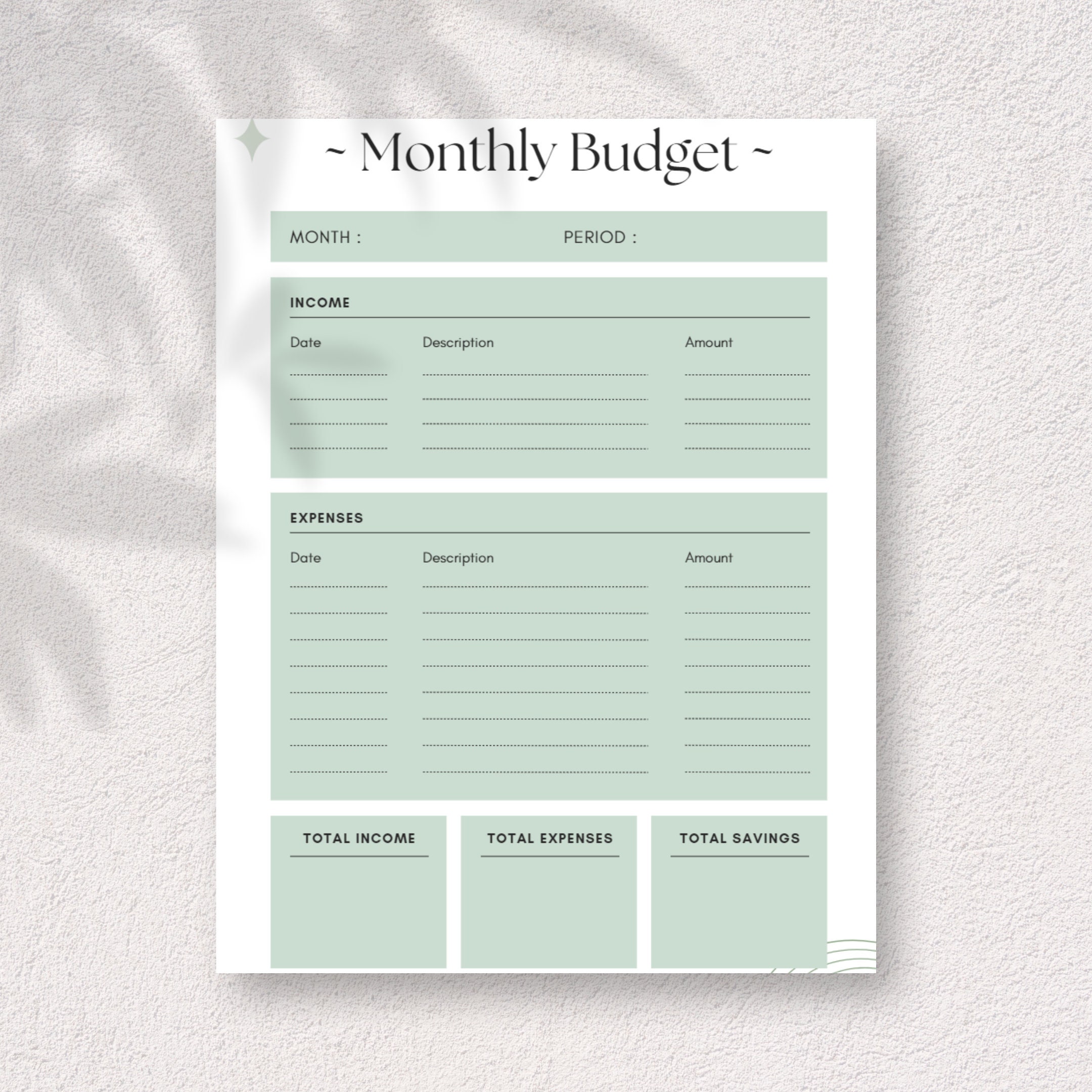 Digital Minimalist Budget Planner - Etsy