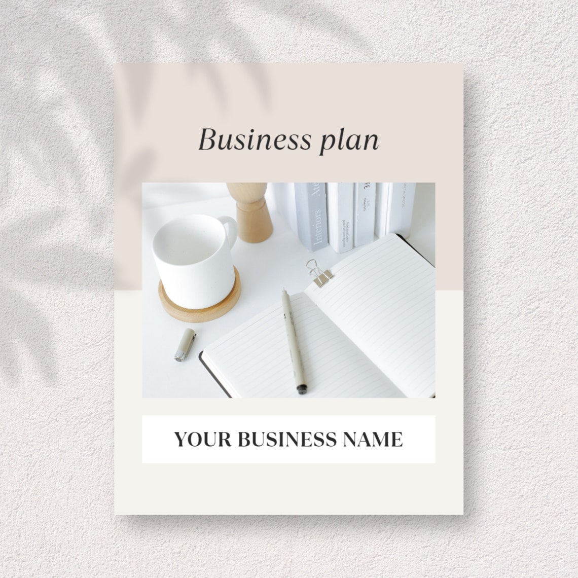 Digital Business Plan Template, Editable Business Plan Template ...