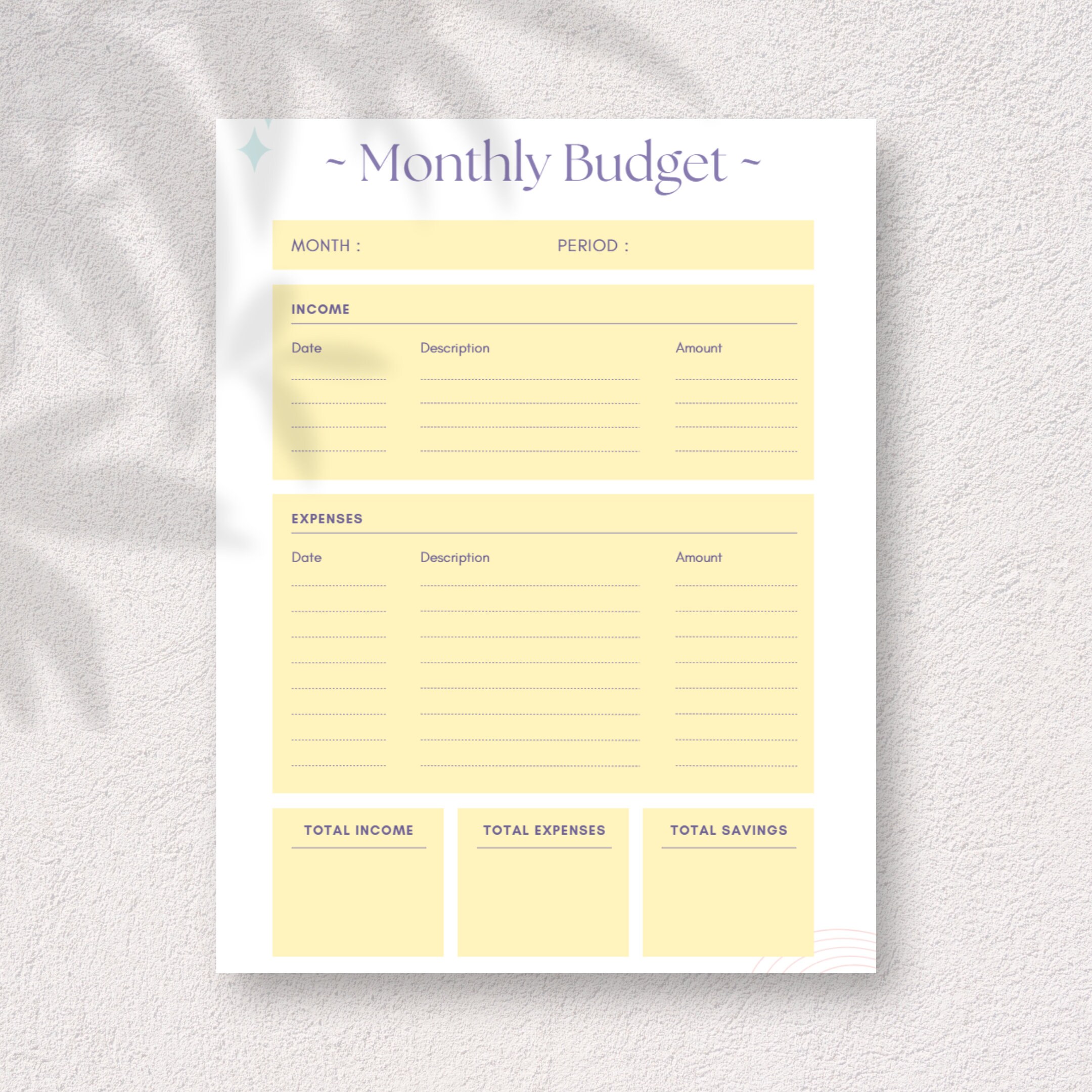Digital Minimalist Budget Planner - Etsy