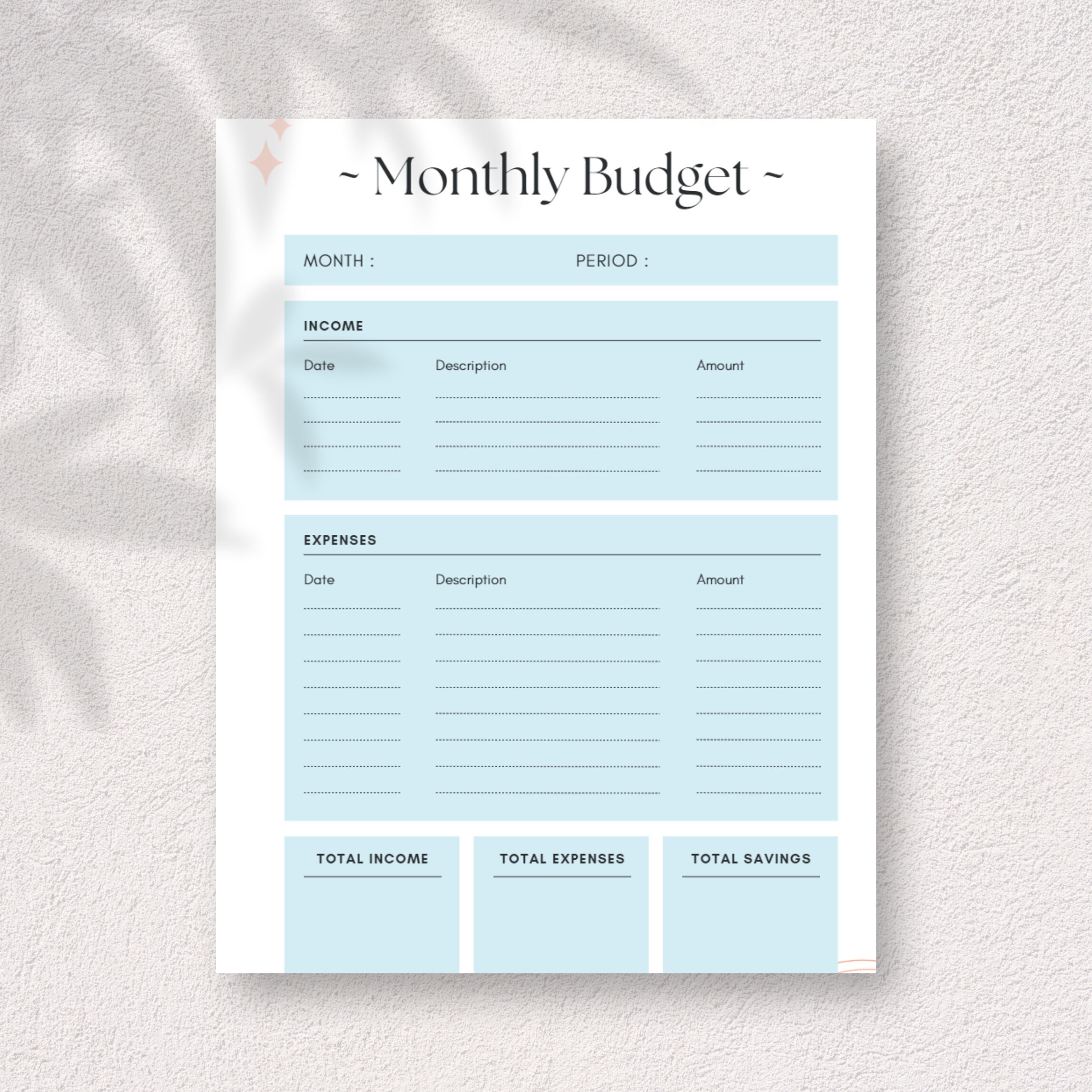 Digital Minimalist Budget Planner - Etsy