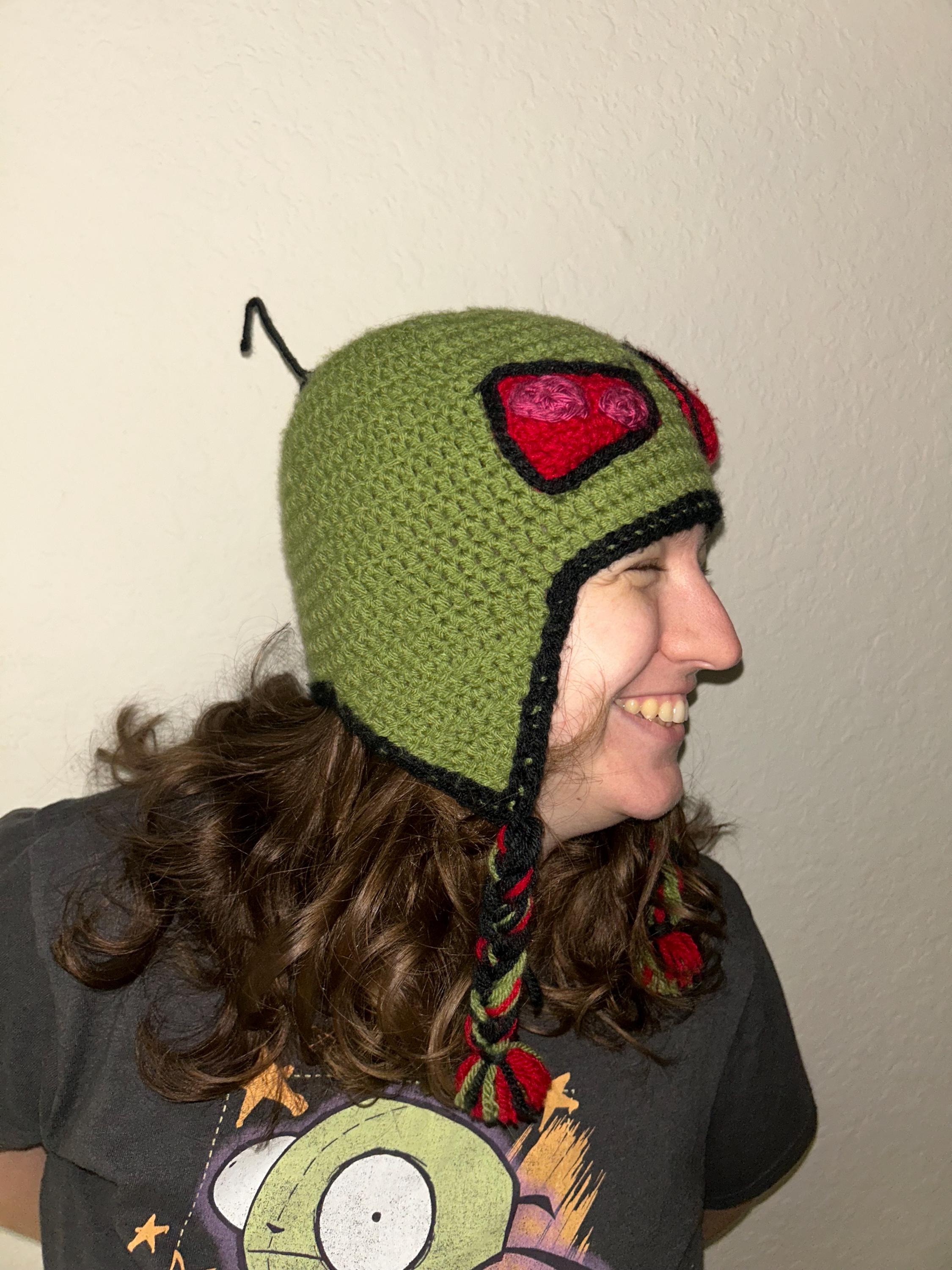 Crochet Invader Zim Hat - Etsy
