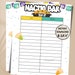 Fiesta Potluck Sign up Sheet | Nacho Bar Sign up | Office Potluck Party ...