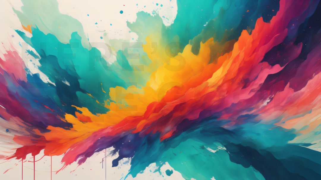 Abstract Painted Backdrops - Etsy