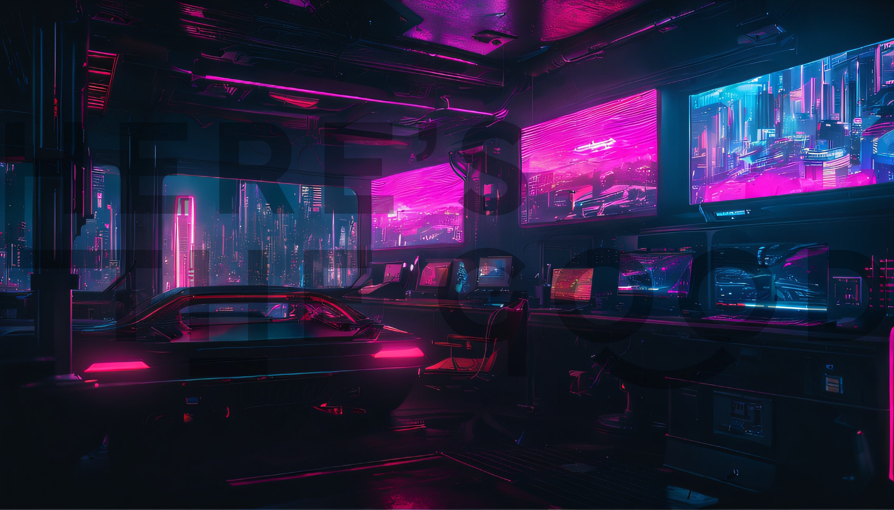 10 Cyberpunk World Digital Backgrounds - Etsy