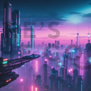 10 Cyberpunk World Digital Backgrounds - Etsy