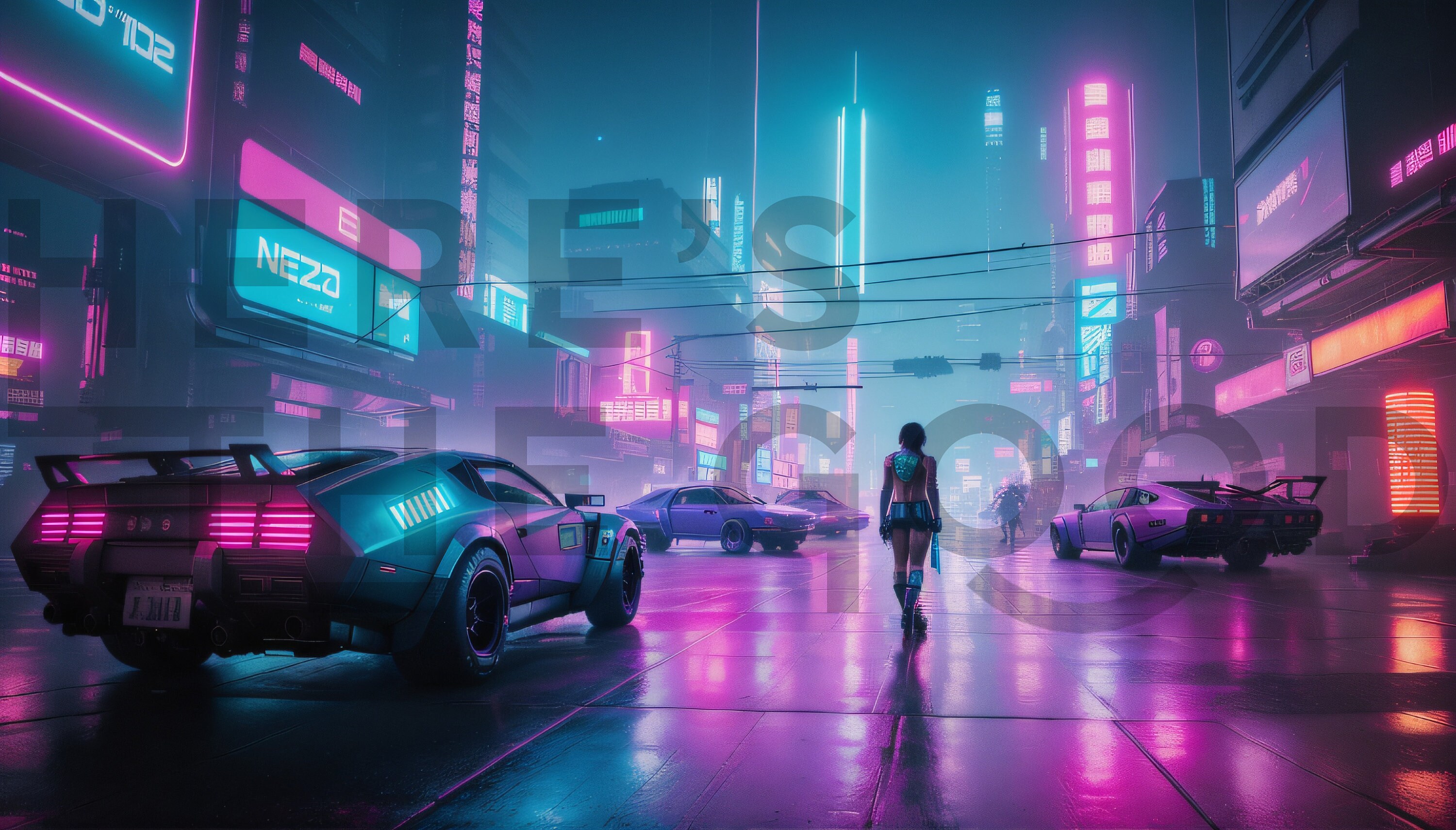 10 Cyberpunk World Digital Backgrounds - Etsy
