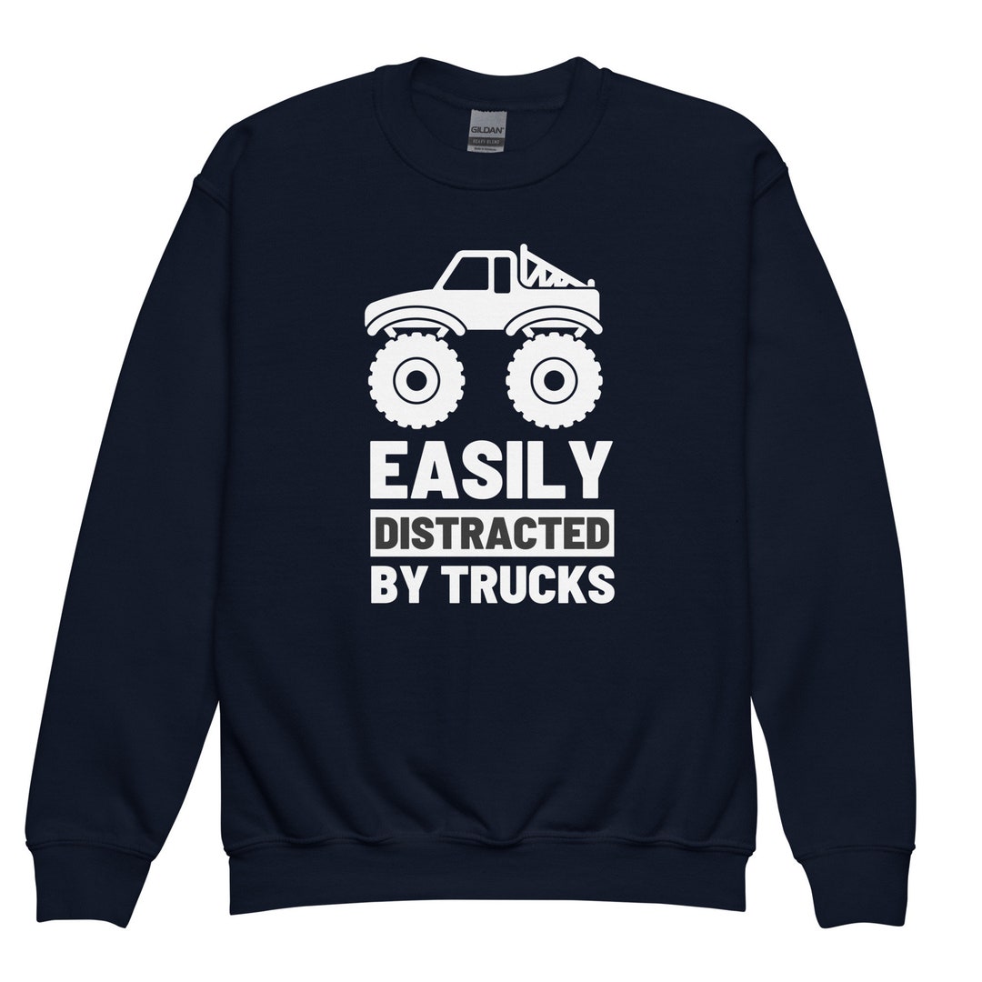 Funny Easily Distracted by Trucks Cute Gift Idea Adorable - Etsy