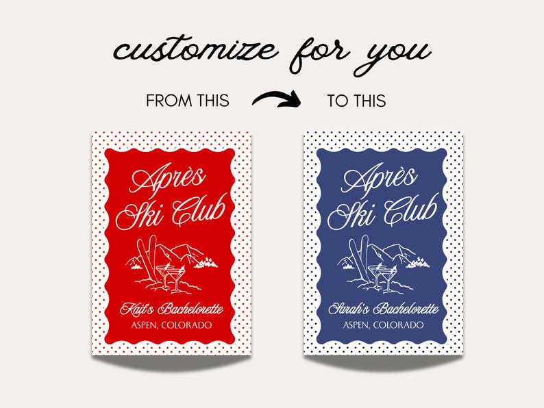 Apres Ski Bachelorette Itinerary Template Printable Canva Last Toast on ...