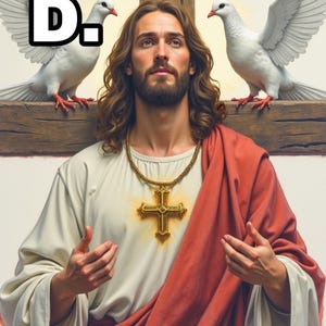 Jesus Christ Image - Physical Printed Image on Canvas - Jesus Mother ...