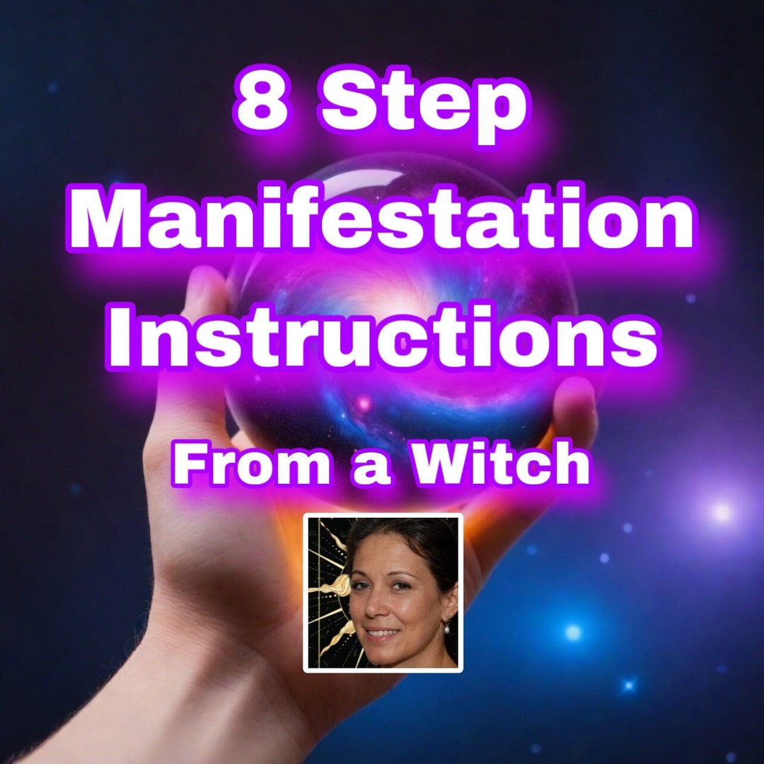 Manifestation Manual - 8 Step Simple and Easy Instructions on How I Manifest and Edit My Life - Etsy