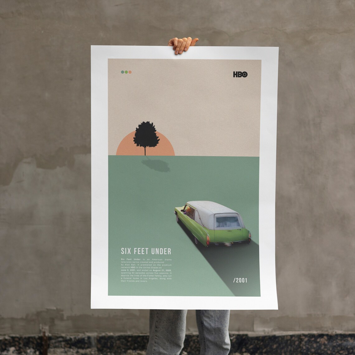 Six Feet Under Poster 40x60cm (16 X 24 Inches) Digital - Etsy