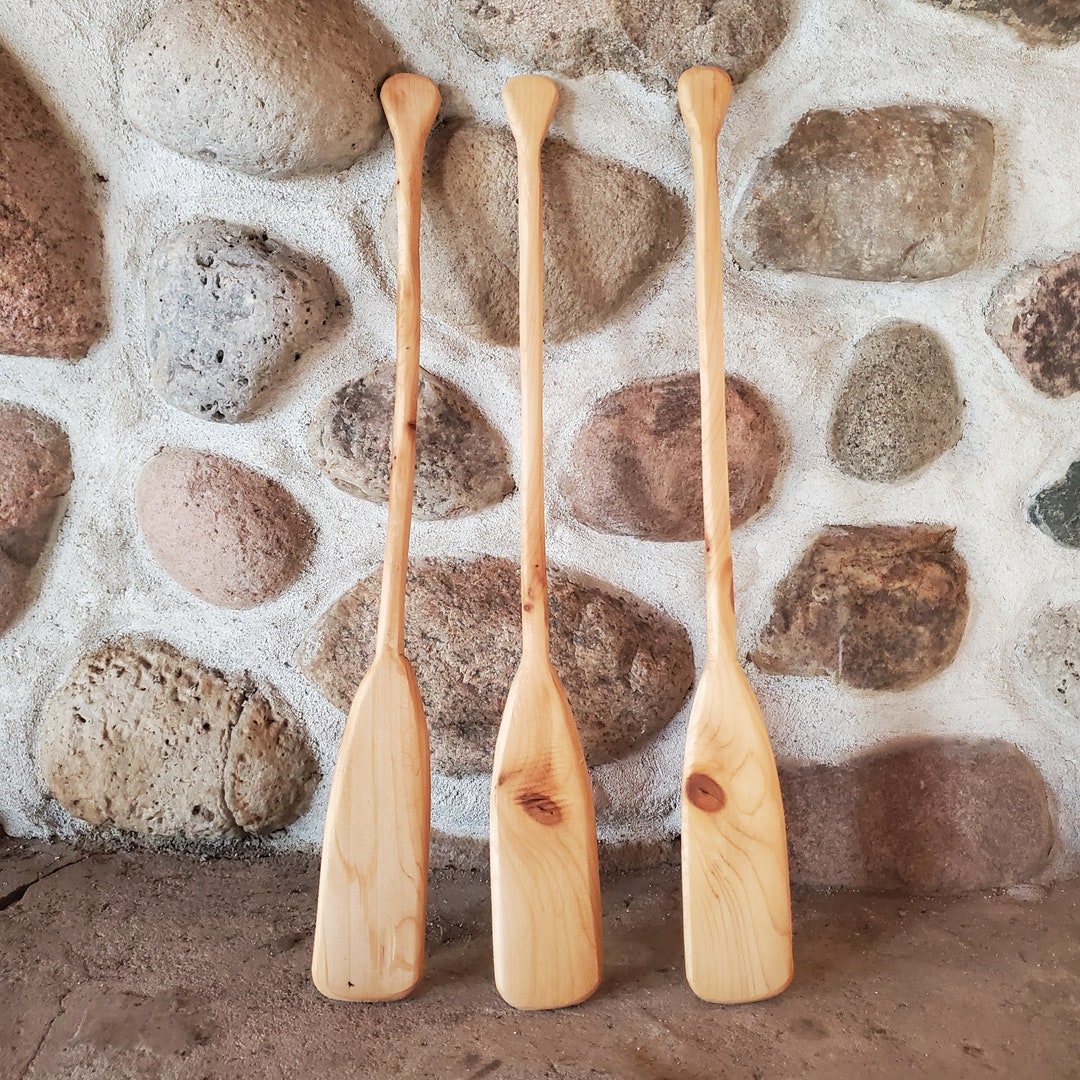 Decorative Paddle Oar Natural Solid Wood Rustic Customizable - Etsy