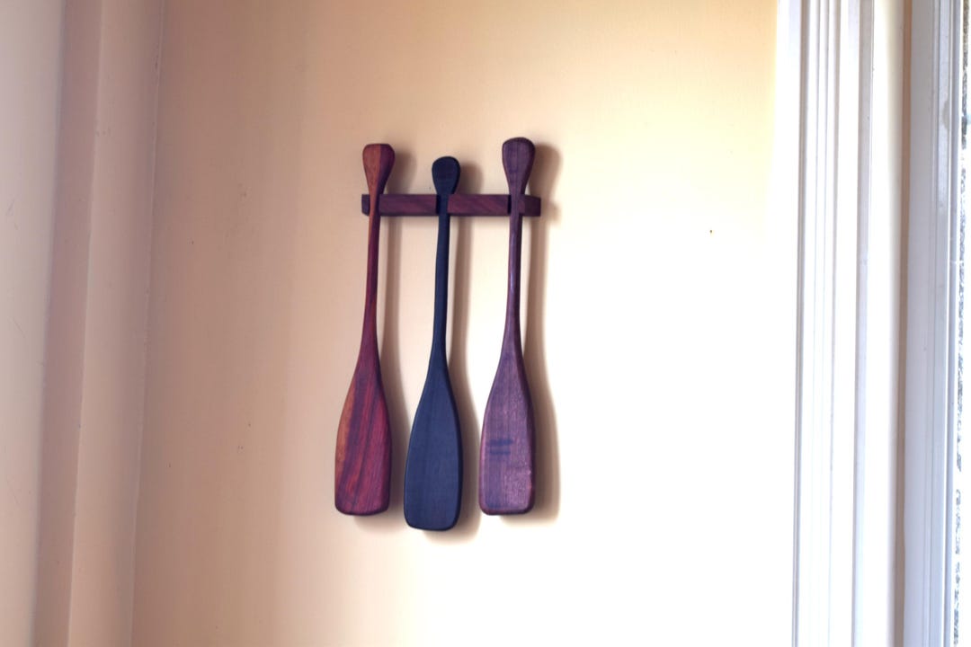 Exotic 3 Paddle Gift Set Includes Wall Mount - Etsy