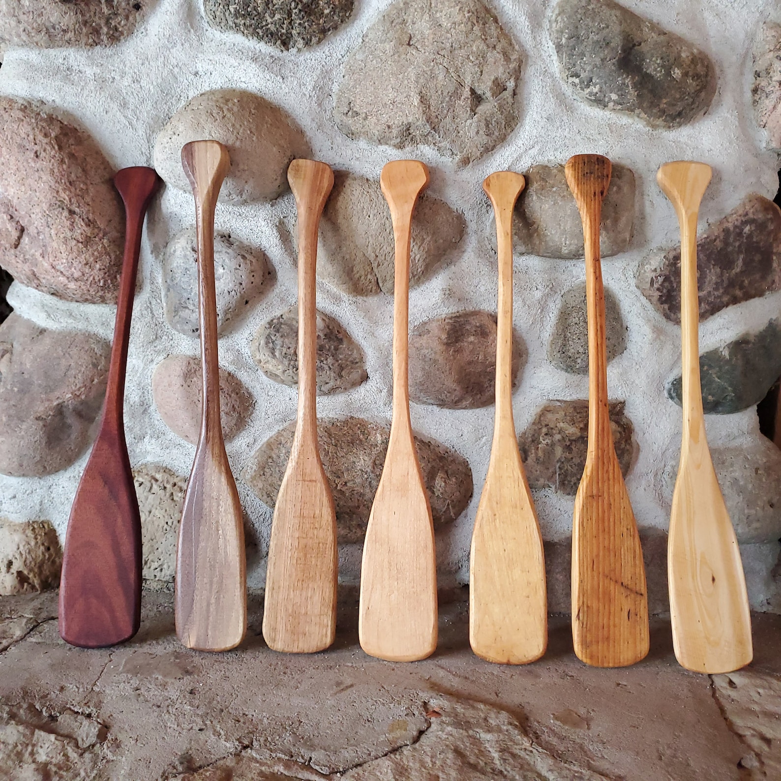 15 Decorative Paddle Oar Natural Solid Wood Rustic Customizable - Etsy