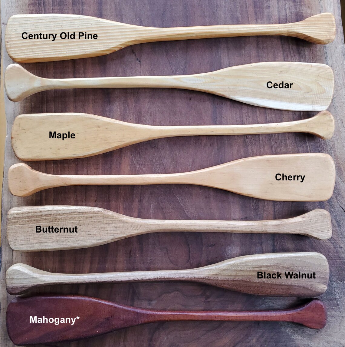 15 Decorative Paddle Oar Natural Solid Wood Rustic Customizable - Etsy