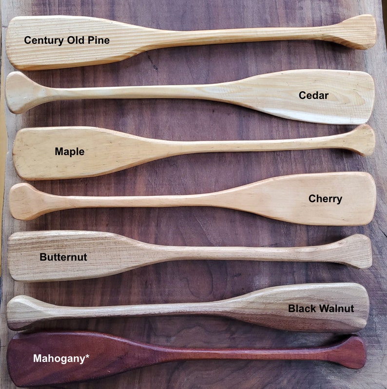 15 Decorative Paddle Oar Natural Solid Wood Rustic Customizable - Etsy