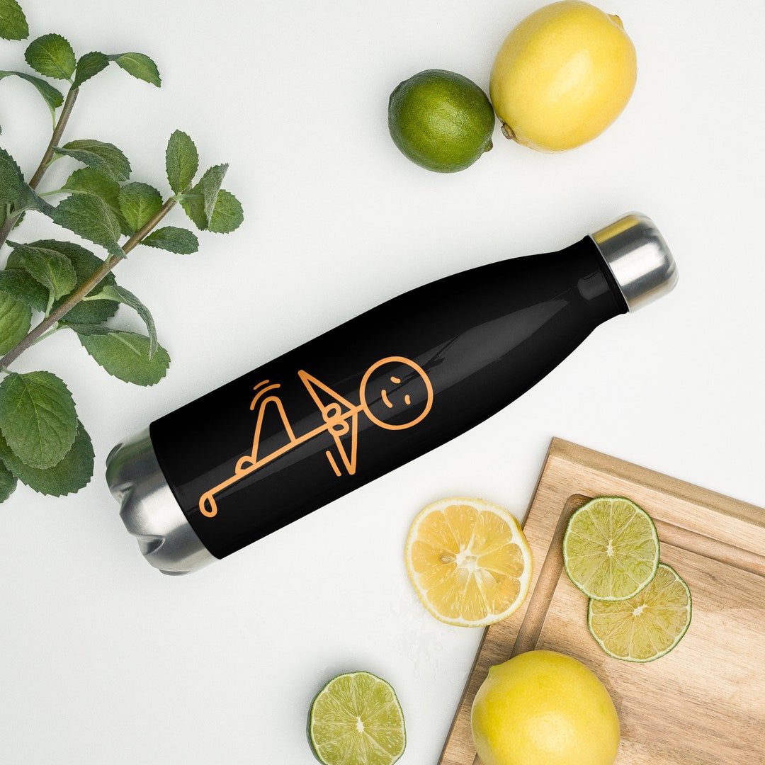 Triangle Pose Stainless Steel Water Bottle - Etsy