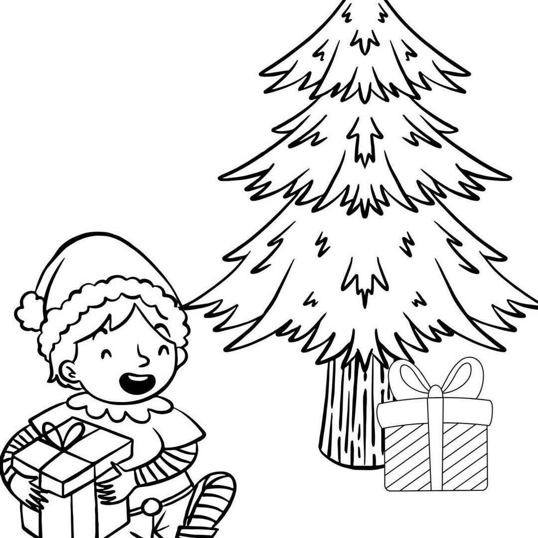 75 Coloring Pages for Kids- Christmas-holiday-children-digital Download ...